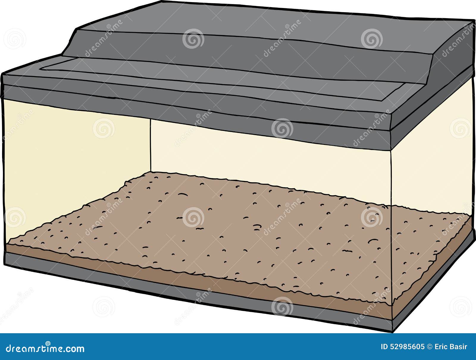 Empty Terrarium stock illustration. Illustration of empty - 52985605
