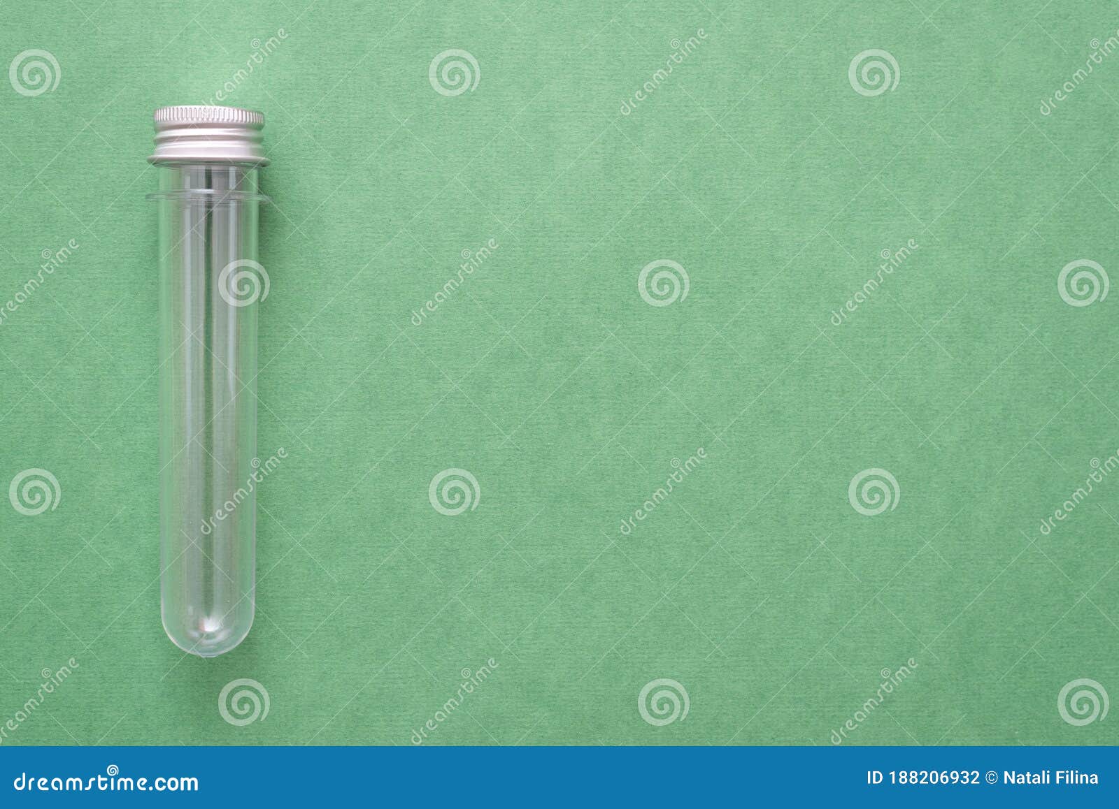 Empty test tube stock photo. Image of object, vacuum - 188206932