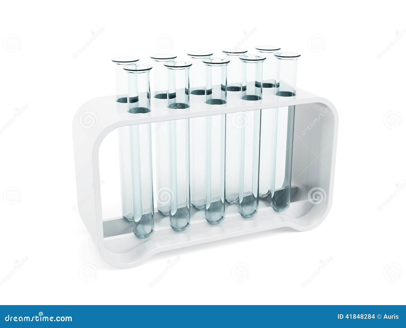 Empty test tubes stock illustration. Illustration of education - 41848284