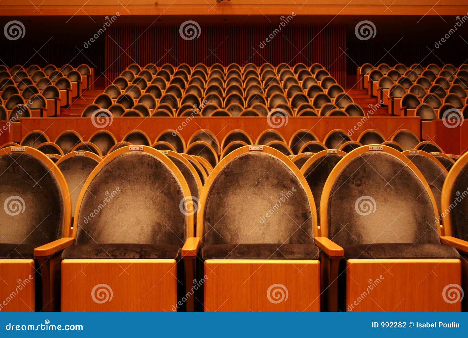 Empty theater stock photo. Image of studio, brown, drama - 992282