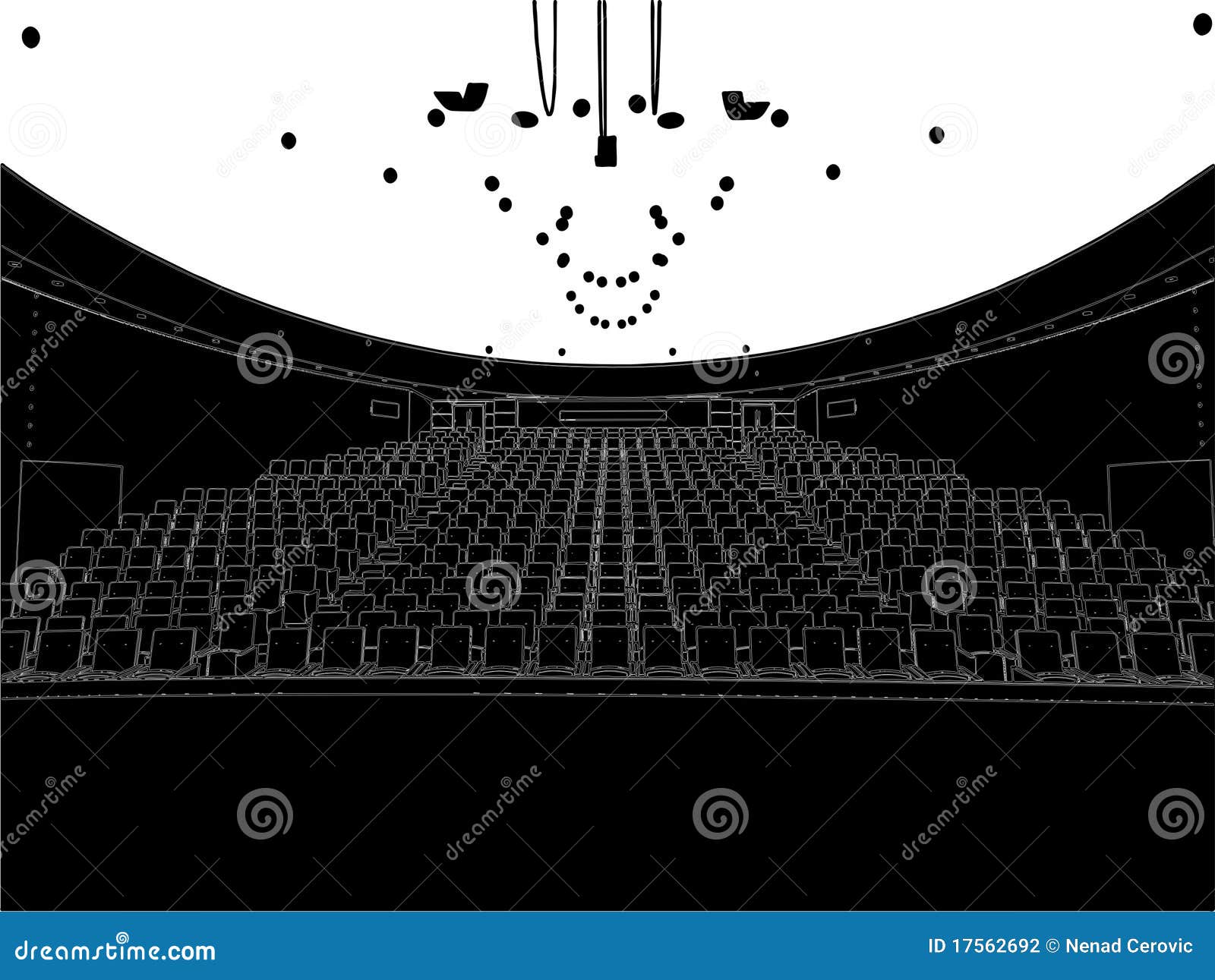 Empty Theater Vector 02 | CartoonDealer.com #17562698