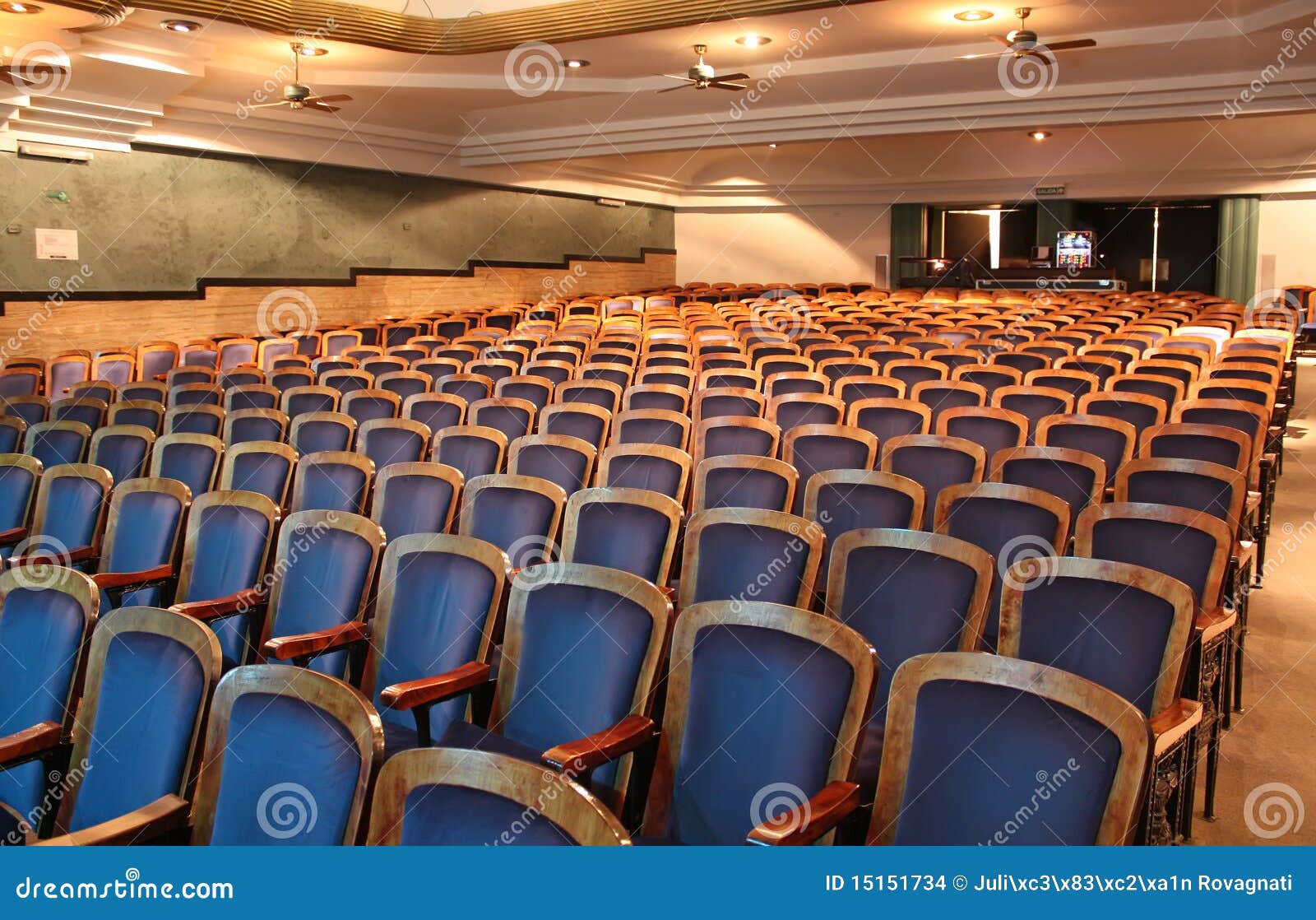 Empty theatre stock photo. Image of cinema, chair, hall - 15151734