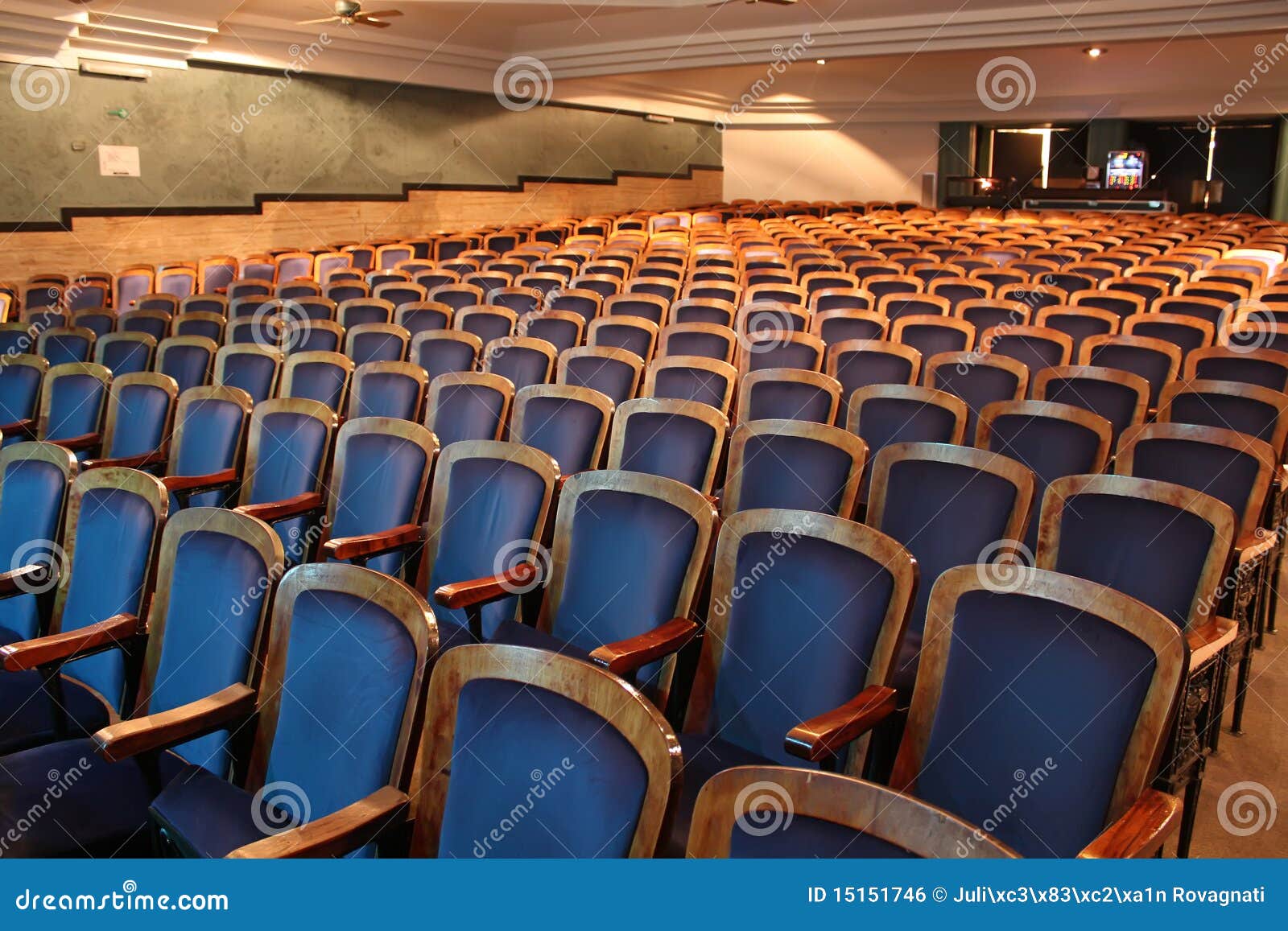 Empty theatre stock photo. Image of chair, theatre, indoors - 15151746