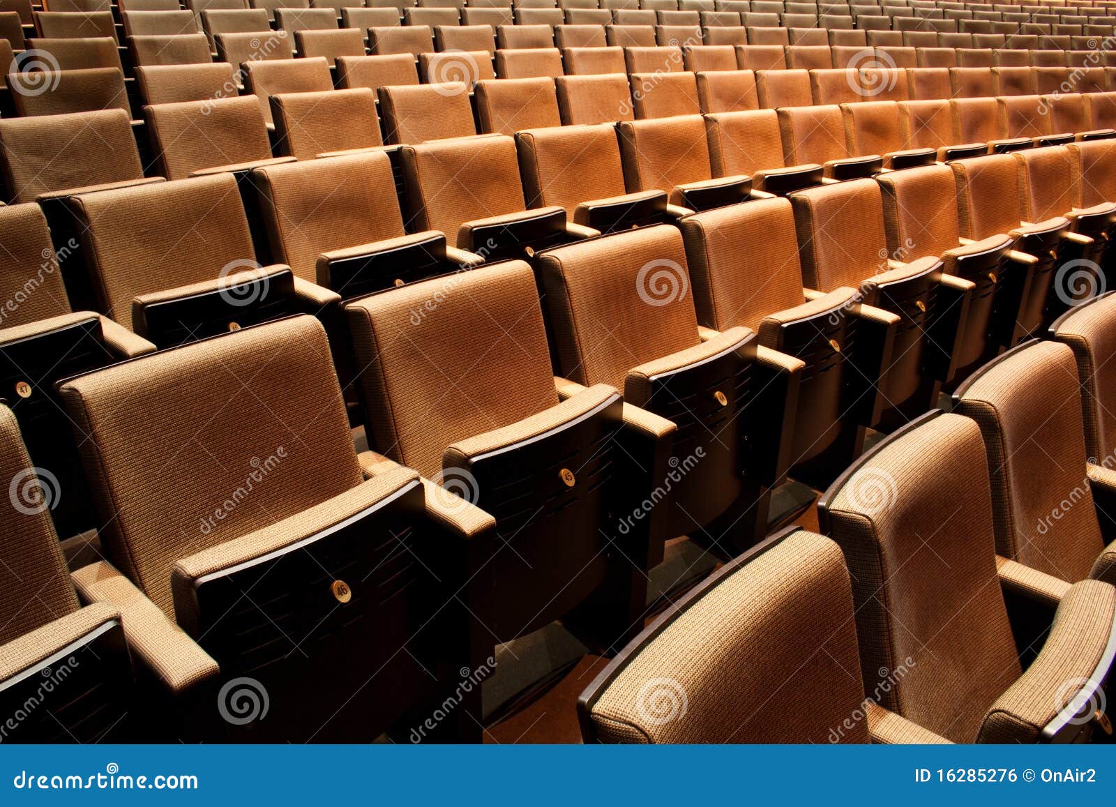 Empty Theatre Seating stock photo. Image of classical - 16285276