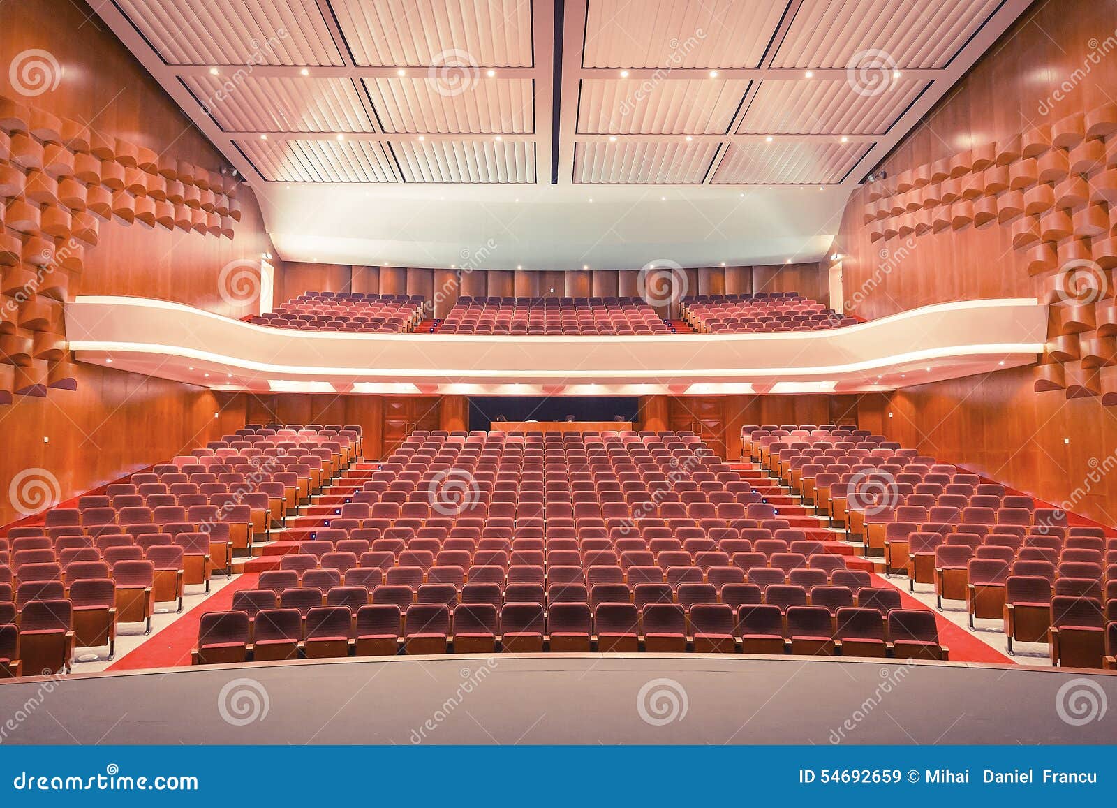 Empty theatre stock image. Image of relax, performance - 54692659