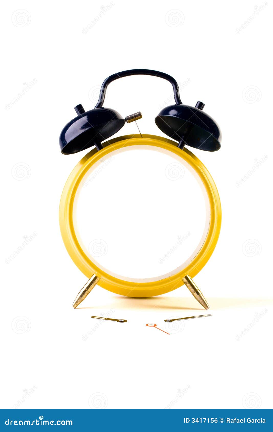 Empty time stock photo. Image of clock, hour, circle, yelow - 3417156