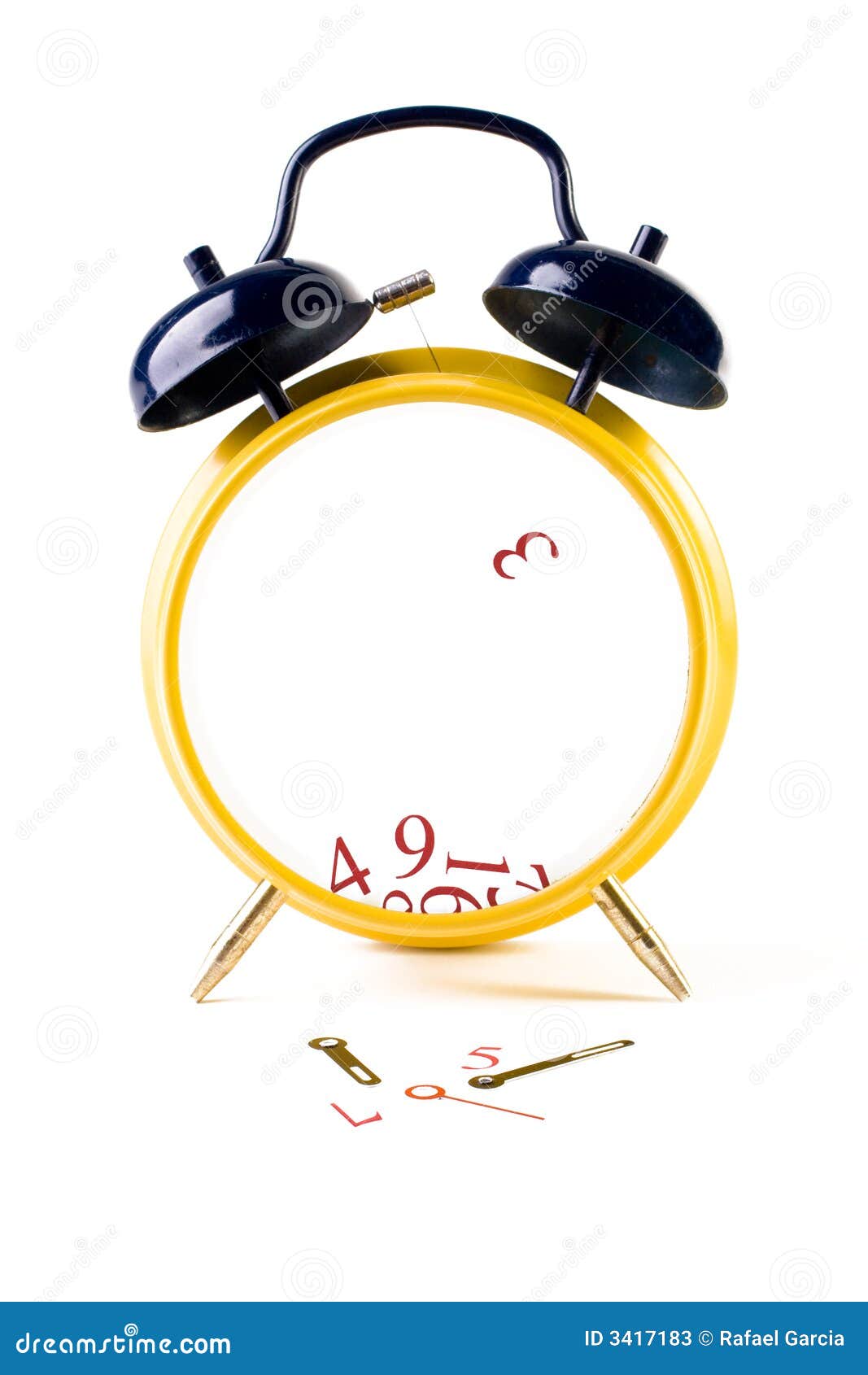 Empty time stock image. Image of ring, bells, hands, circle - 3417183