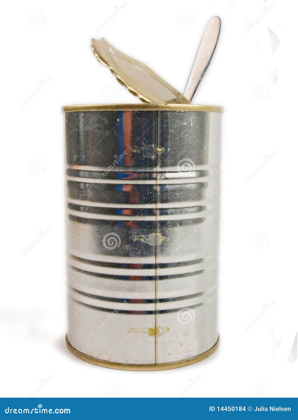 Empty tin can stock photo. Image of garbage, packaging - 14450184
