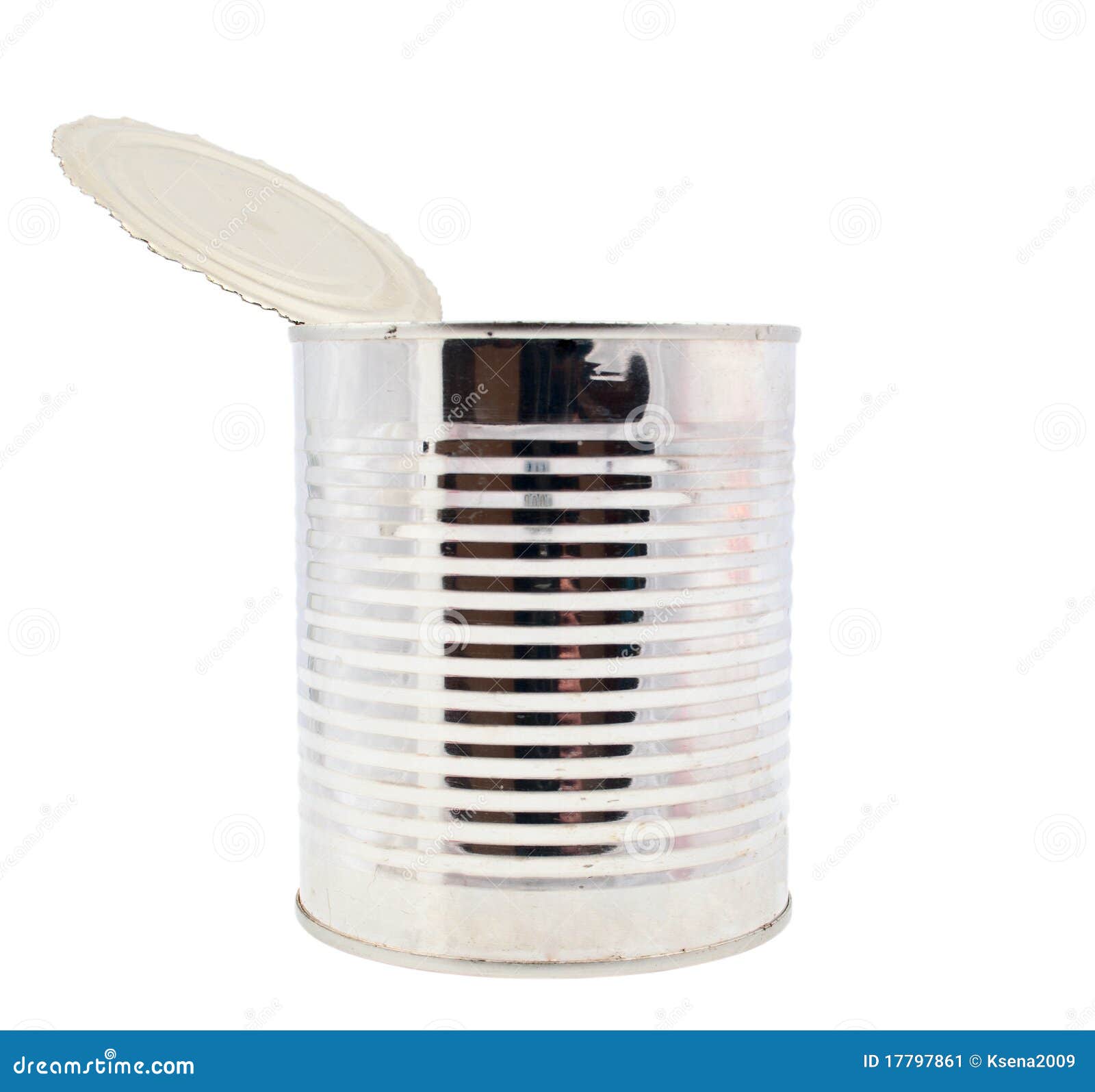Empty tin can stock image. Image of packaging, aluminum - 17797861