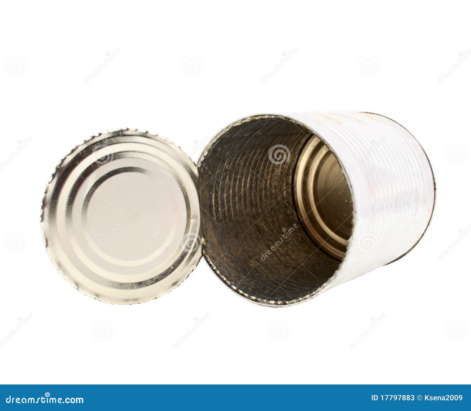 Empty tin can stock image. Image of canning, reflection - 17797883
