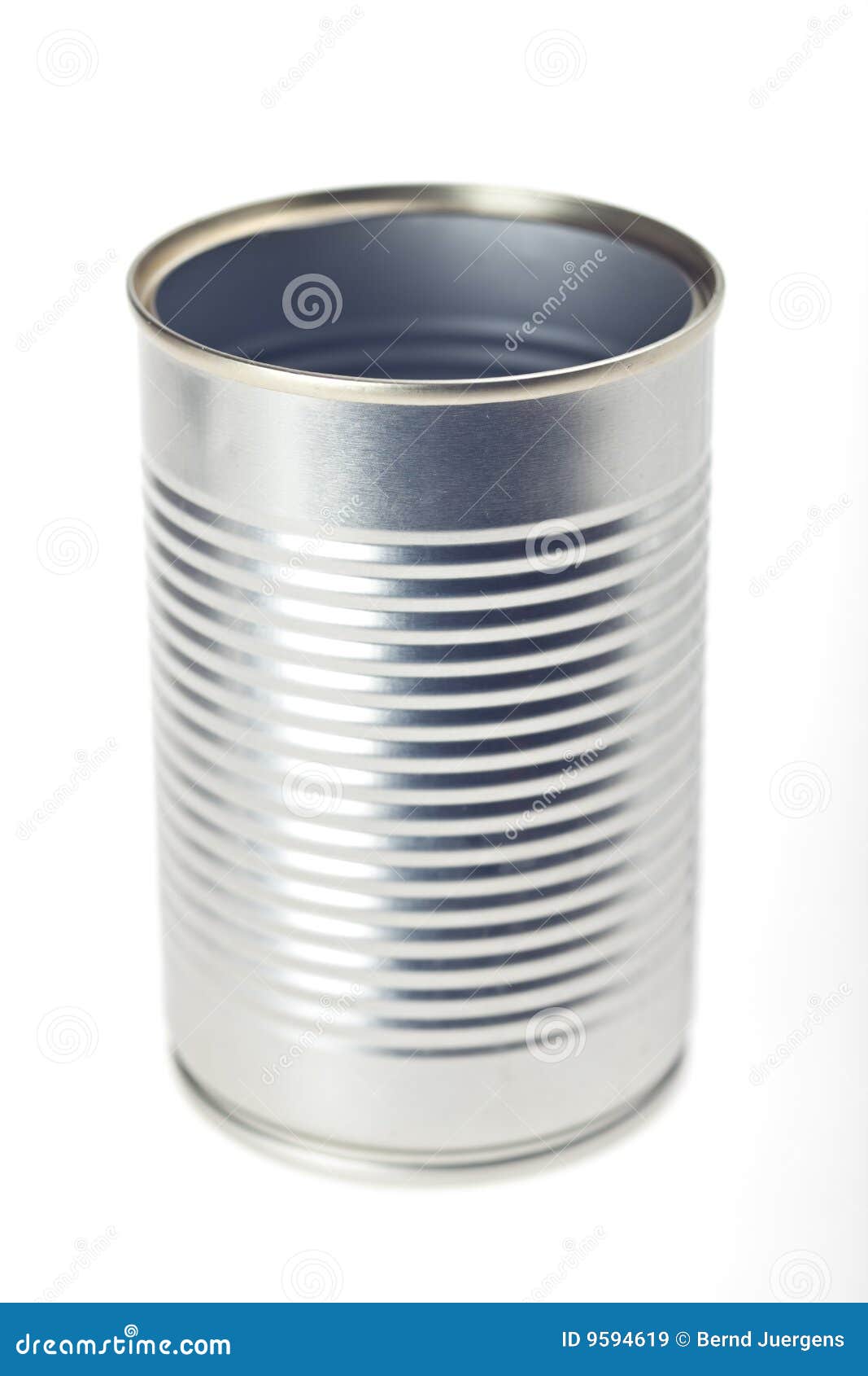 Empty tin can stock image. Image of metal, rubbish, cylinder - 9594619