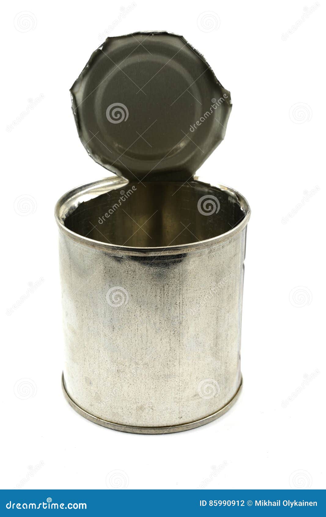 Empty tin can stock photo. Image of open, conservation - 85990912