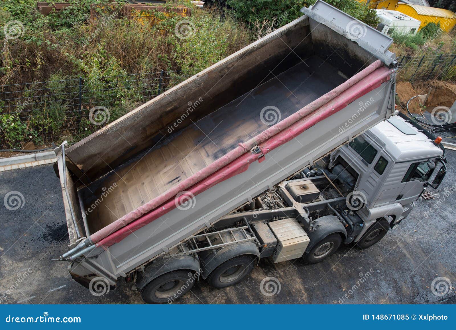Empty tipper stock image. Image of industry, construct - 148671085