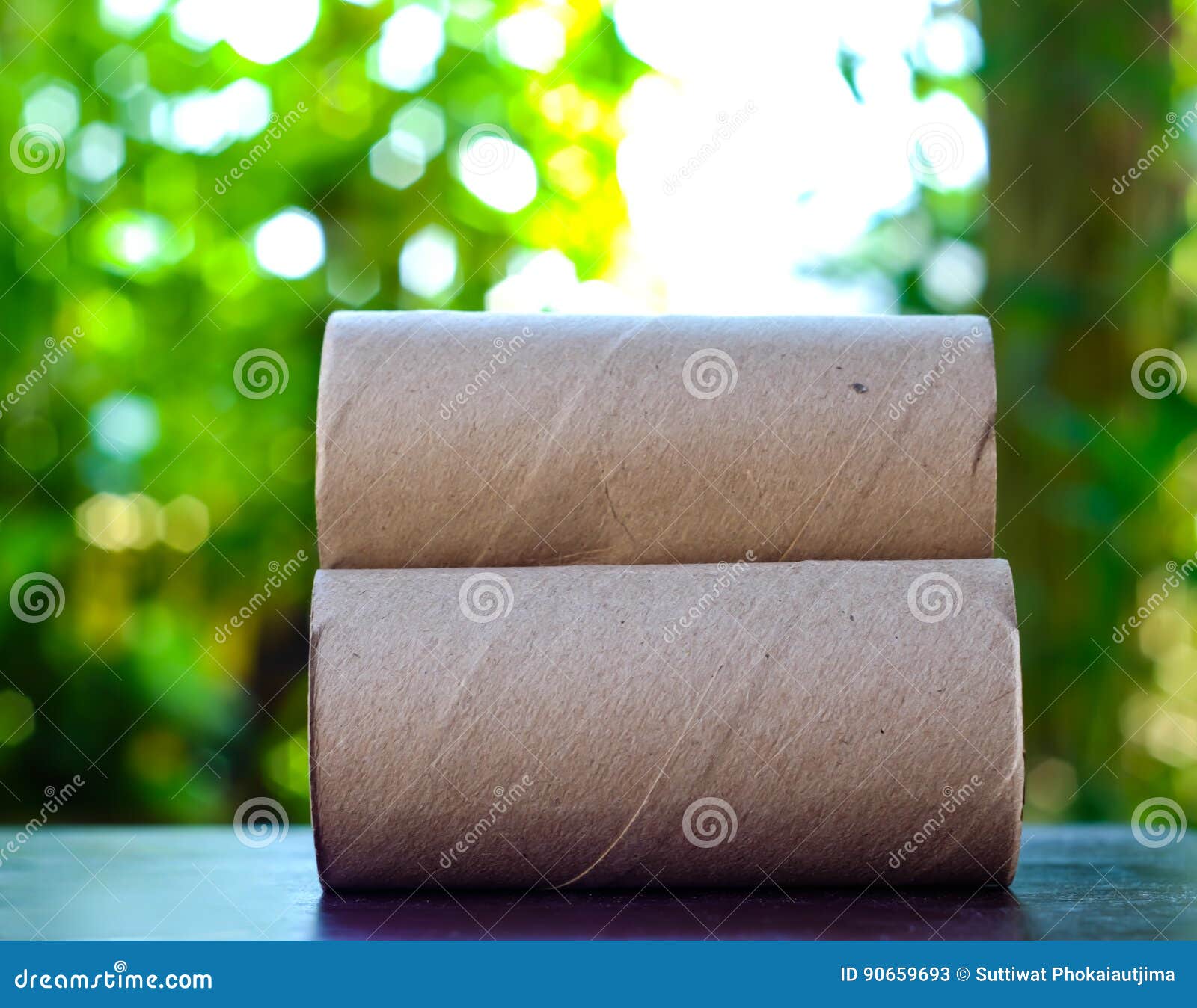 Empty tissue paper roll stock image. Image of sheet, roll - 90659693