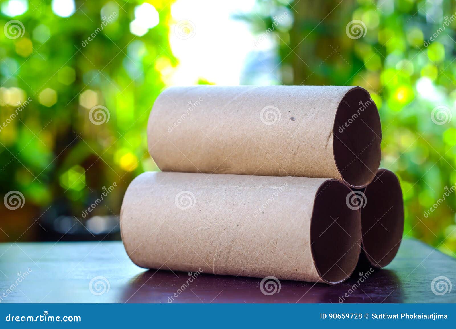 Empty tissue paper roll stock photo. Image of lavatory - 90659728