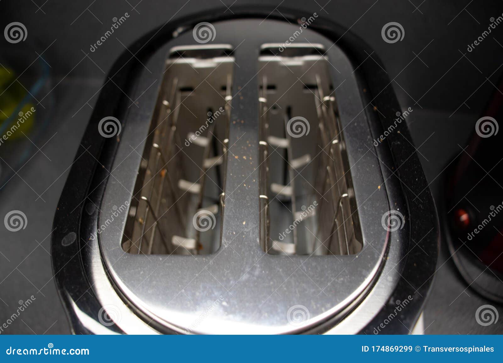Empty Toaster Close Up Top View for Making Toast Stock Image - Image of ...