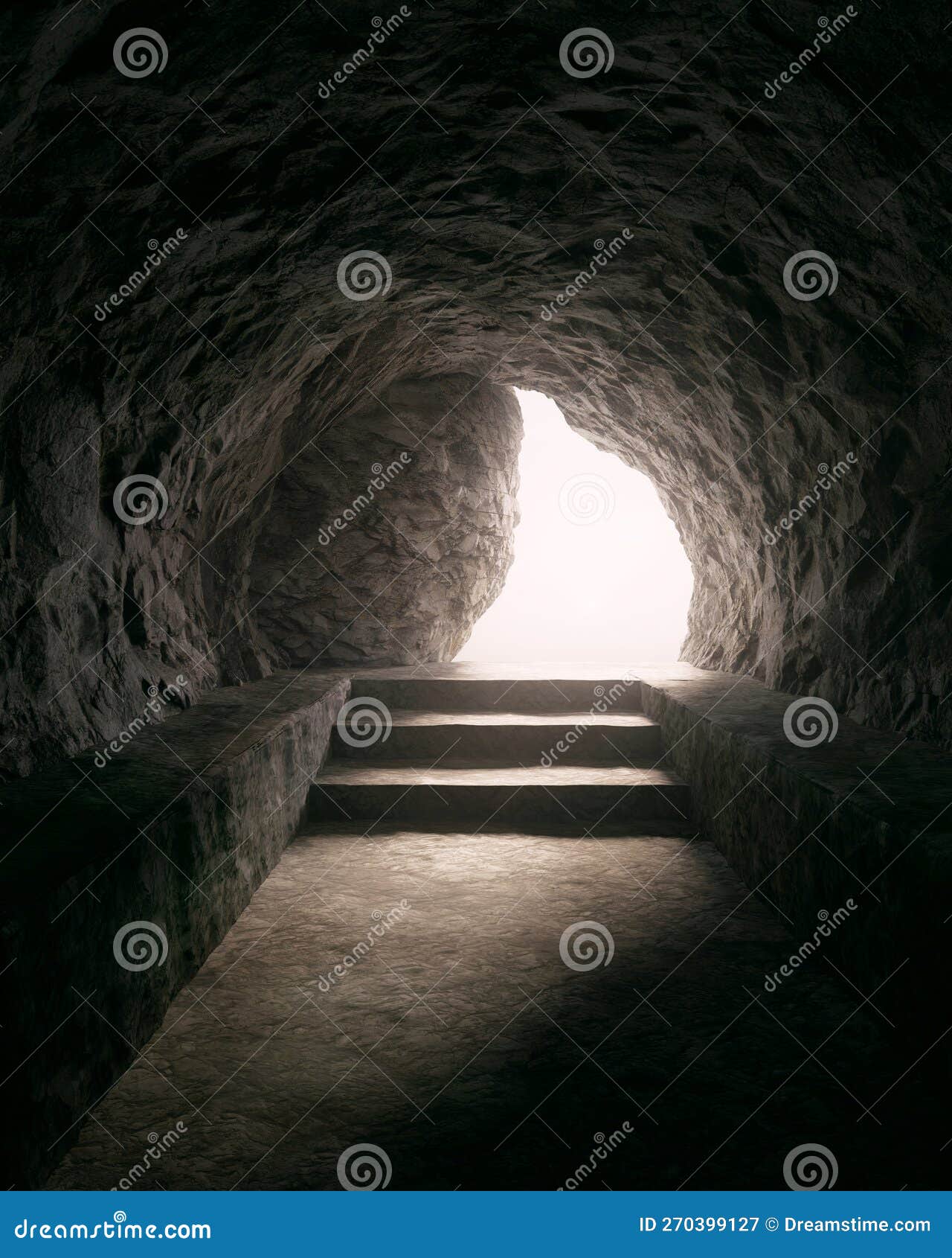 Empty Tomb Background stock image. Image of alive, opening - 270399127