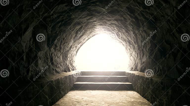 Empty Tomb Background stock image. Image of bright, jesus - 270399131