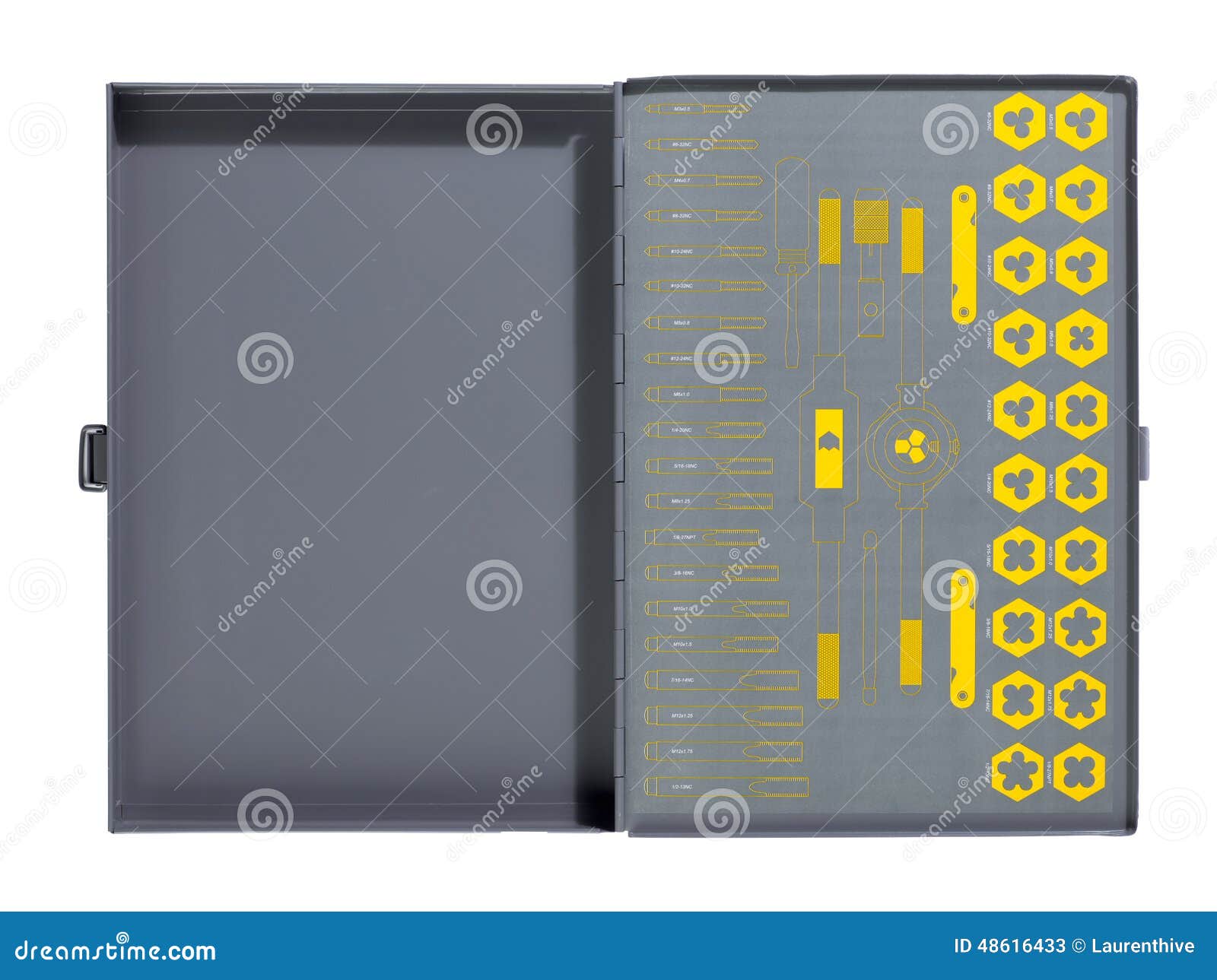 Empty toolkit stock image. Image of displayed, equipment - 48616433