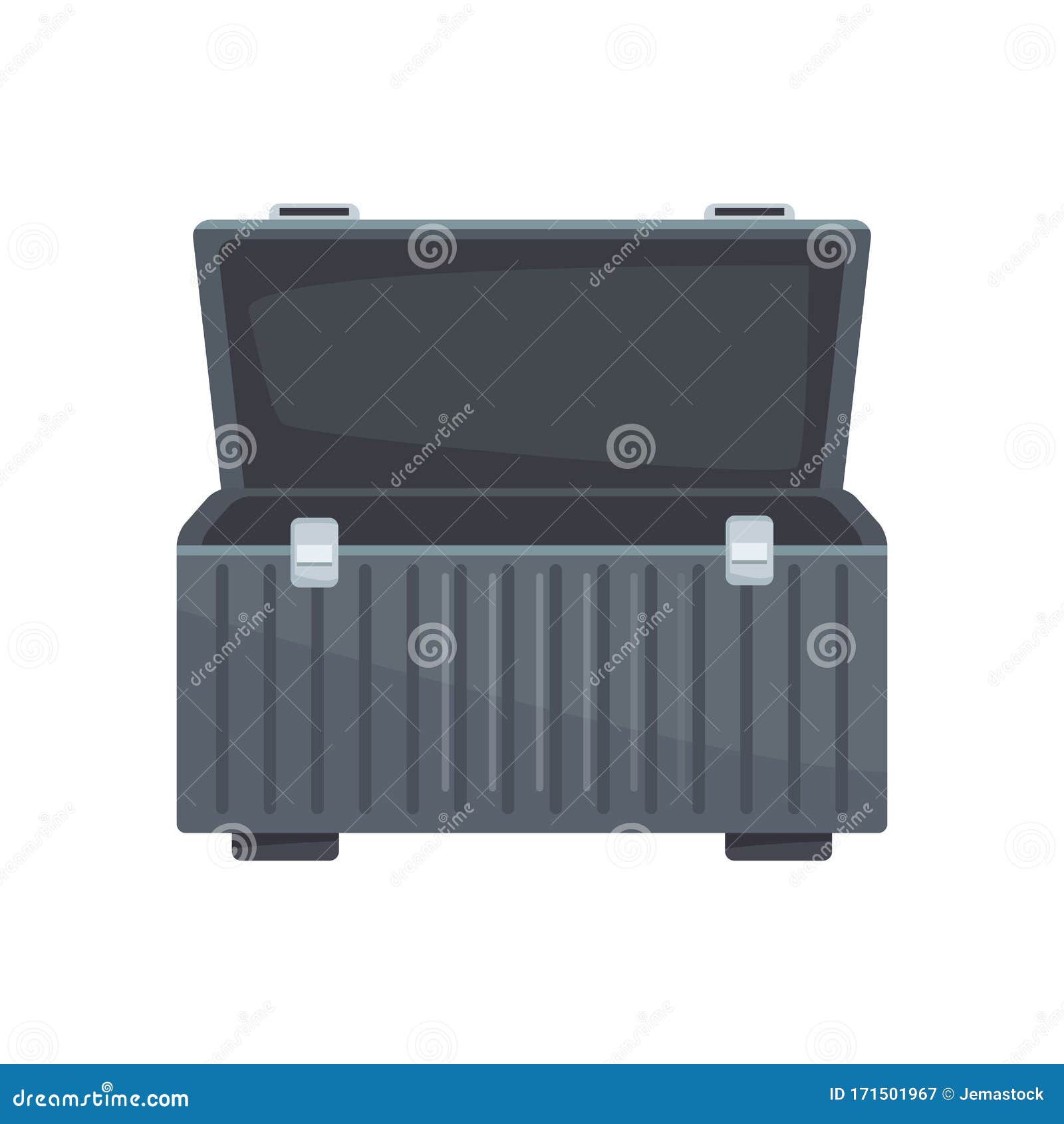 Empty Tools Box Icon, Colorful Design Stock Vector - Illustration of ...