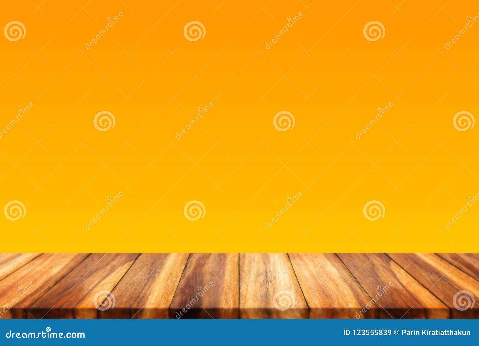 Empty Top Wood Table with Abstract Yellow Wall Background. Stock Image ...