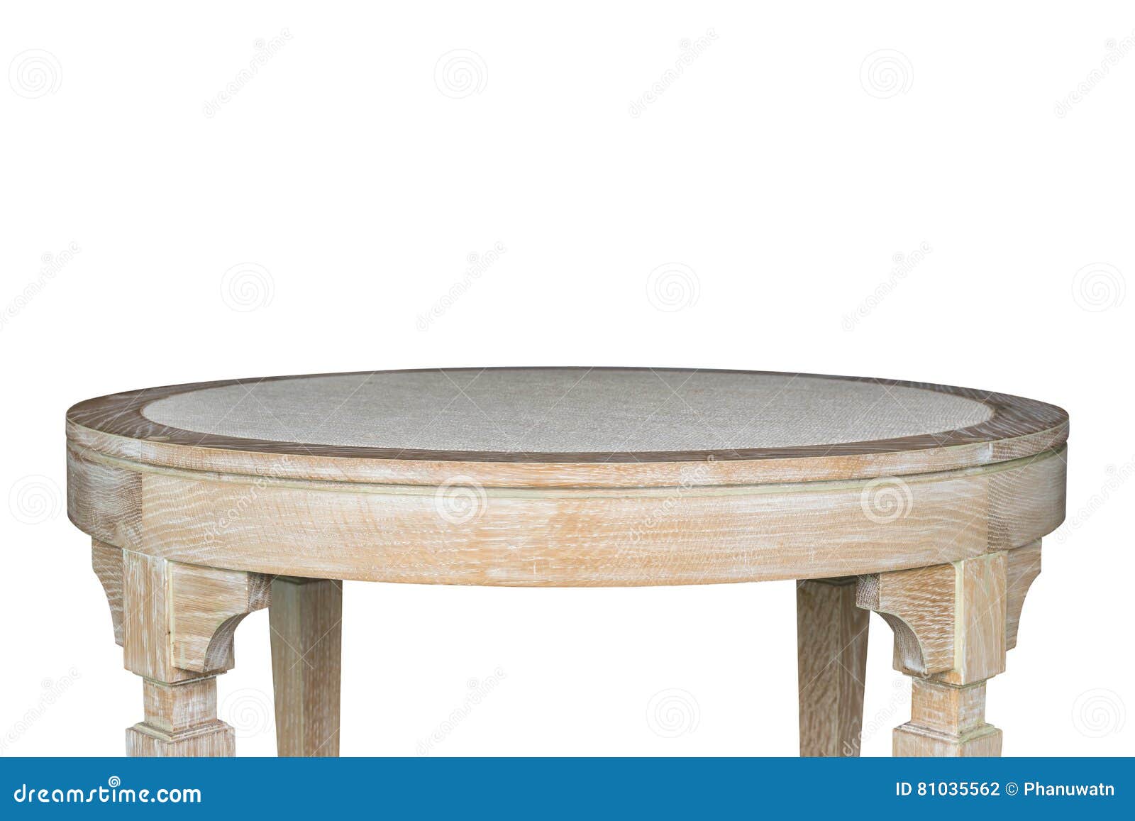 Empty Top of Wooden Table or Counter Isolated on White. for Prod Stock ...
