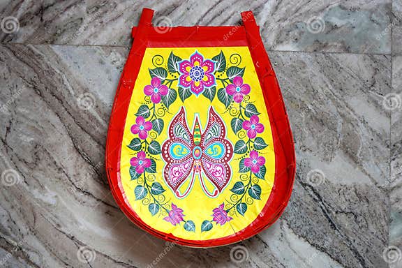 A Empty Traditional Bengali Kulo Used in Marriage Function in Marble ...