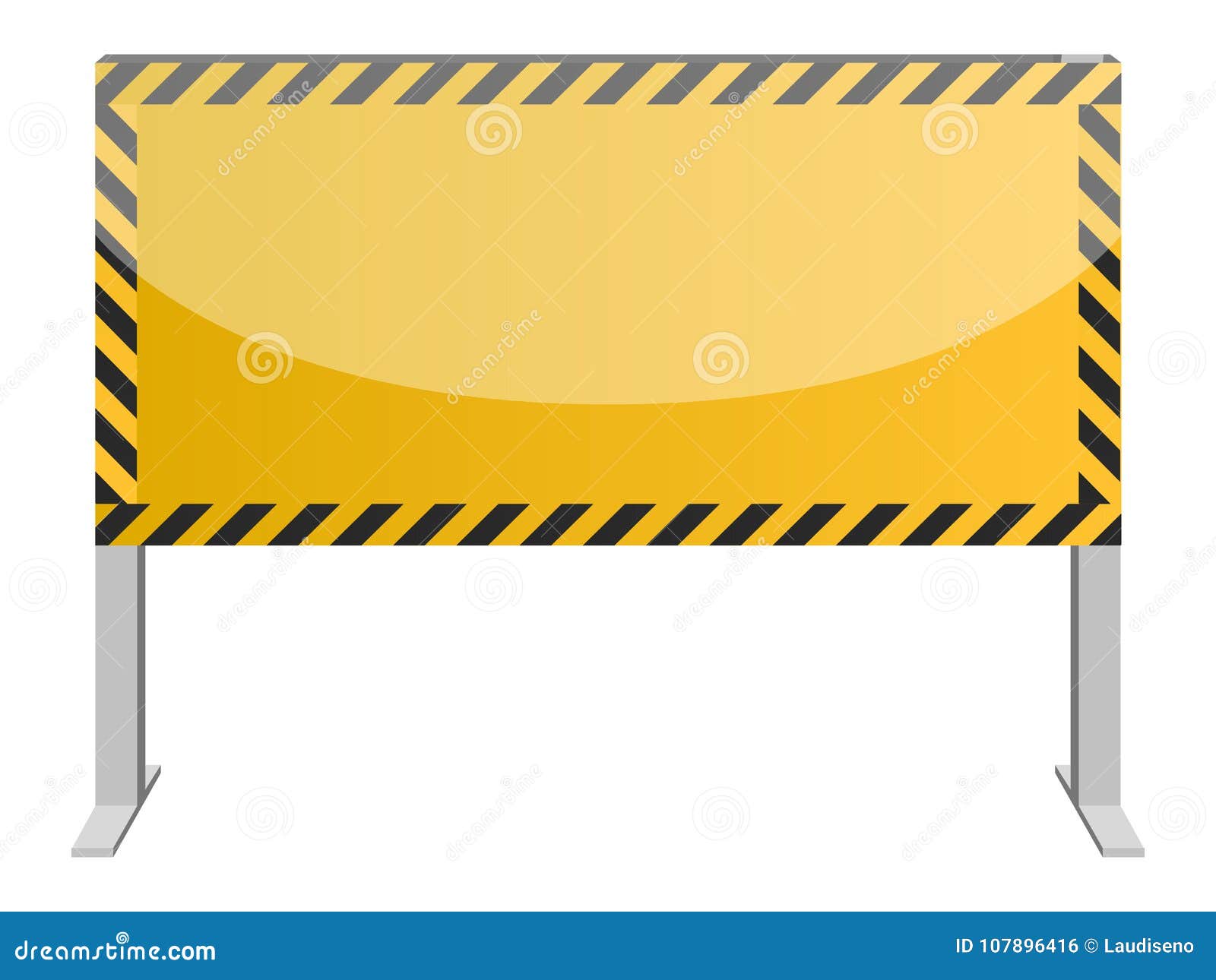 Empty traffic signal stock vector. Illustration of cross - 107896416