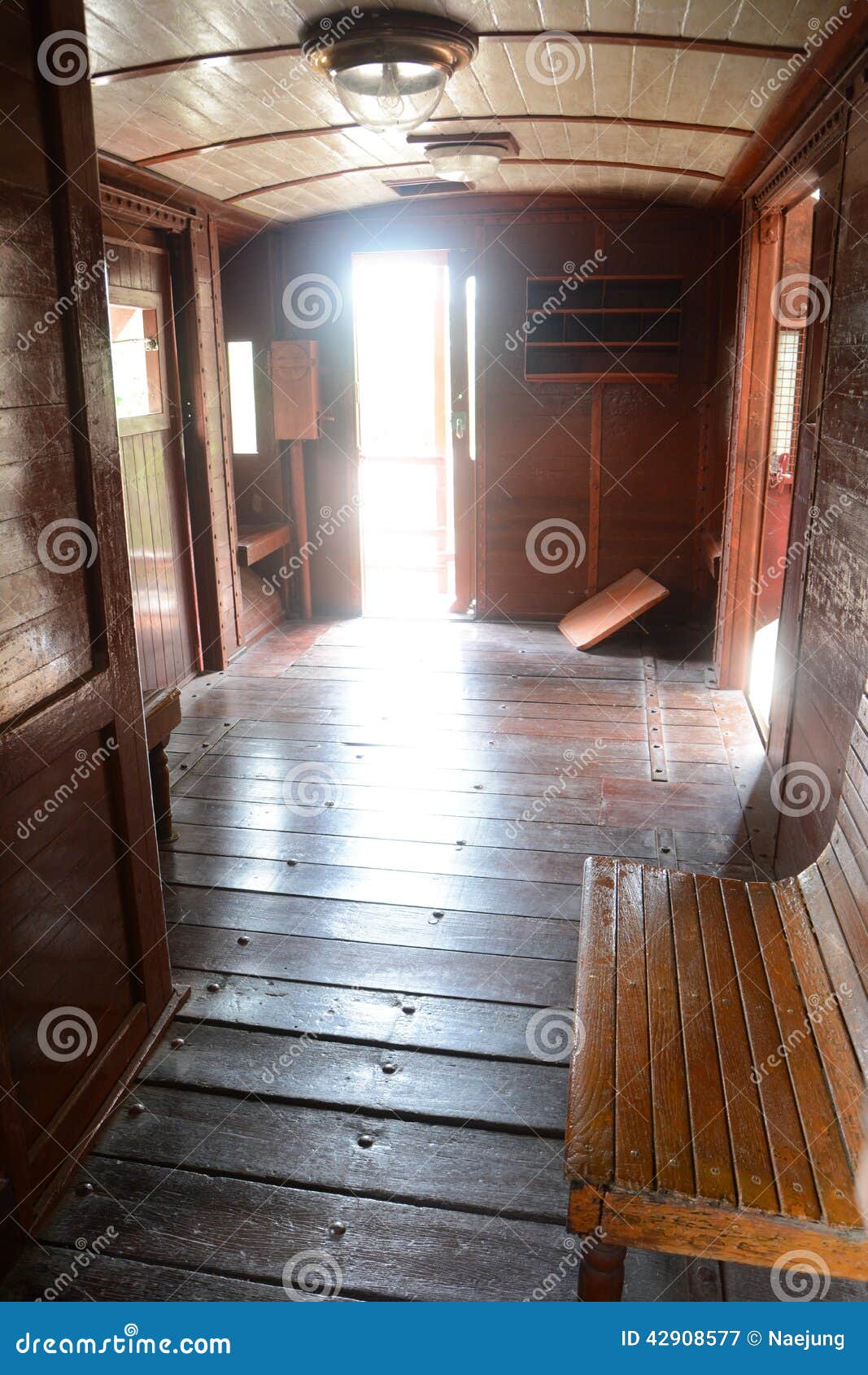 Empty train bogies stock image. Image of deserted, hall - 42908577