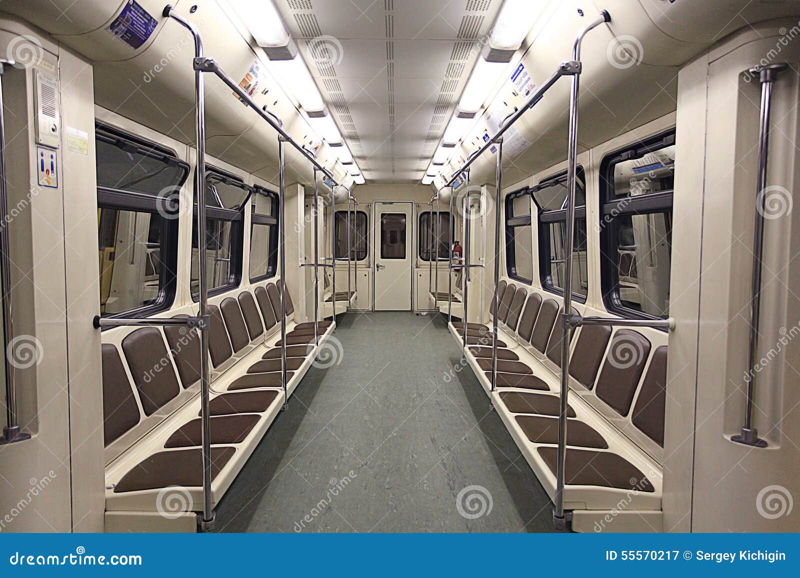 Empty train stock image. Image of speed, lamp, carriage - 55570217