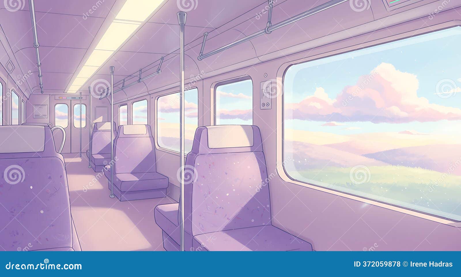 Animated Pastel Color Village Scenerio Digital Art, Painting, 3d ...