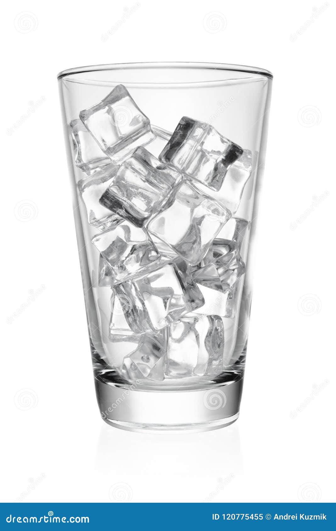 Empty glass isolated stock image. Image of path, clipping - 120775455