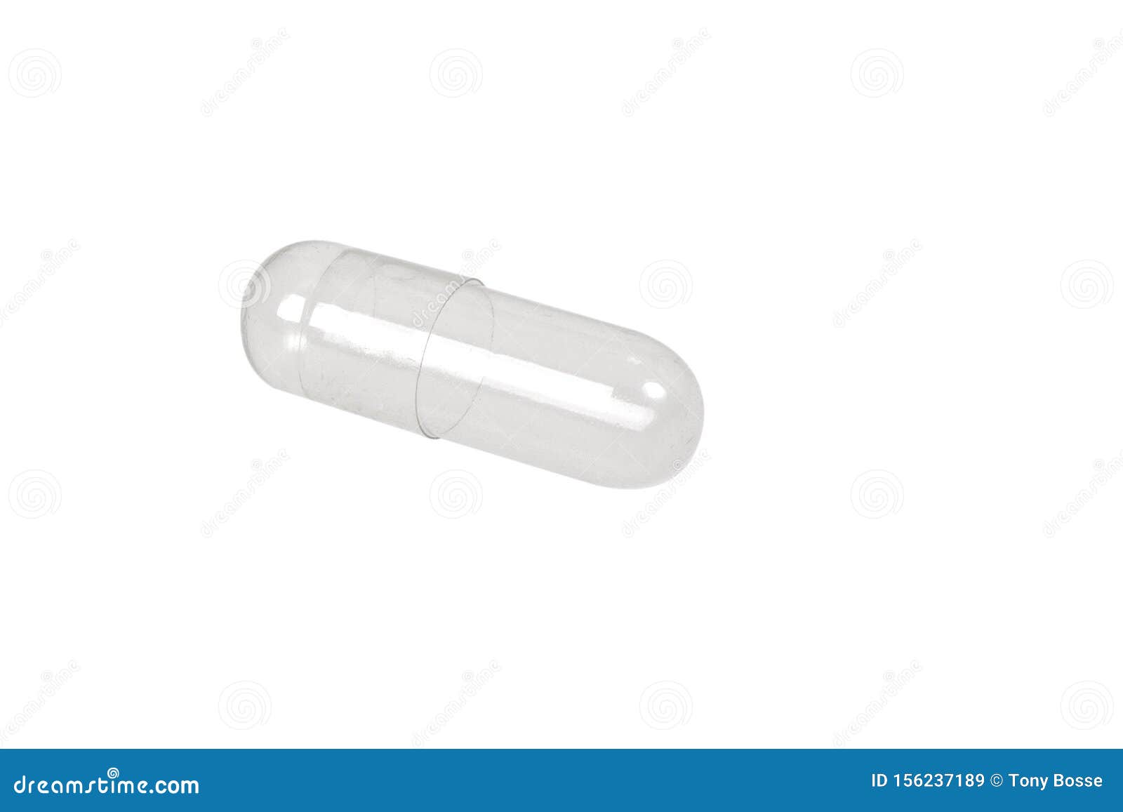 Empty Transparent Pill Capsule Stock Image - Image of fever, pharmacy ...