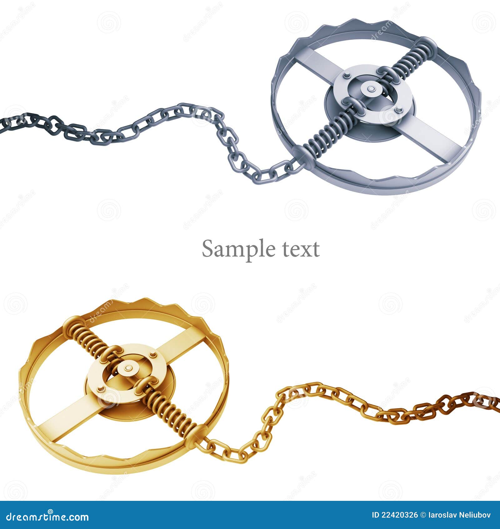 Empty Trap Stock Illustration | CartoonDealer.com #10319797