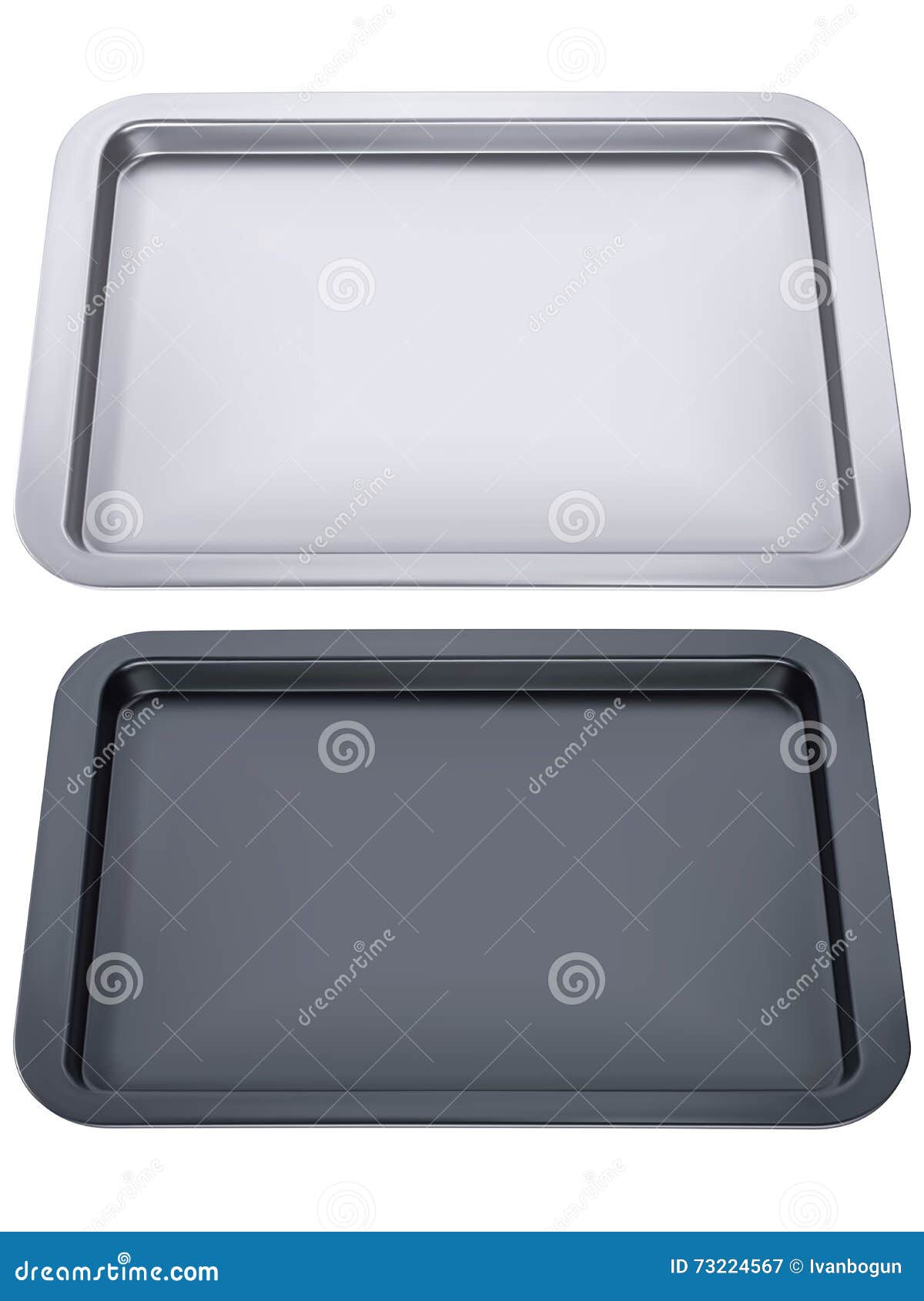 Empty tray, . stock vector. Illustration of rectangular - 73224567