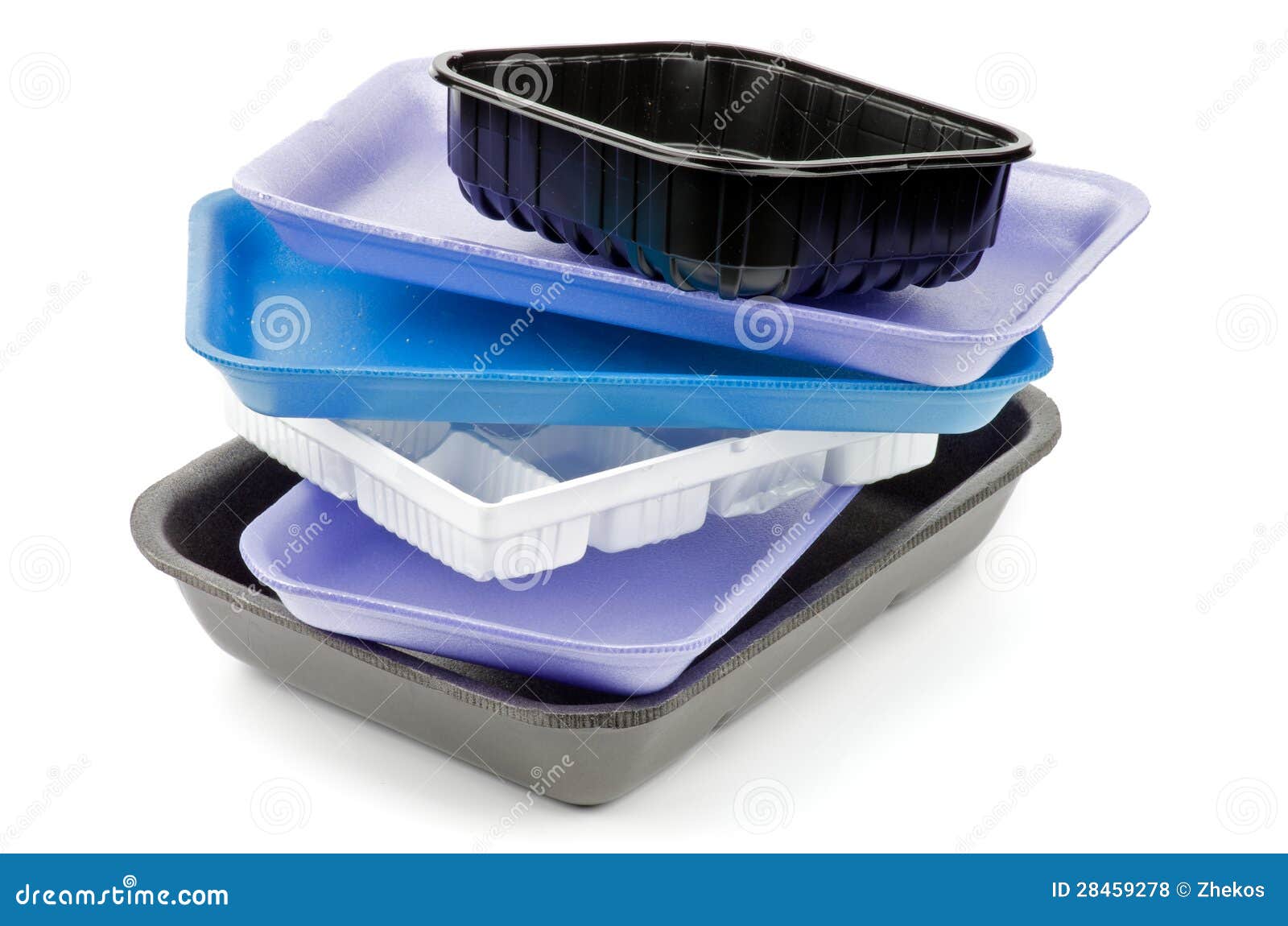 Empty Trays stock photo. Image of closeup, plastic, rectangle - 28459278