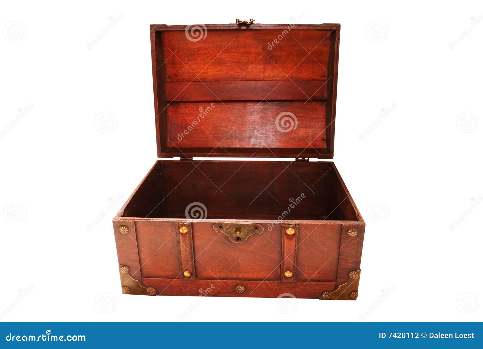 Empty treasure chest stock photo. Image of treasure, jewels - 7420112