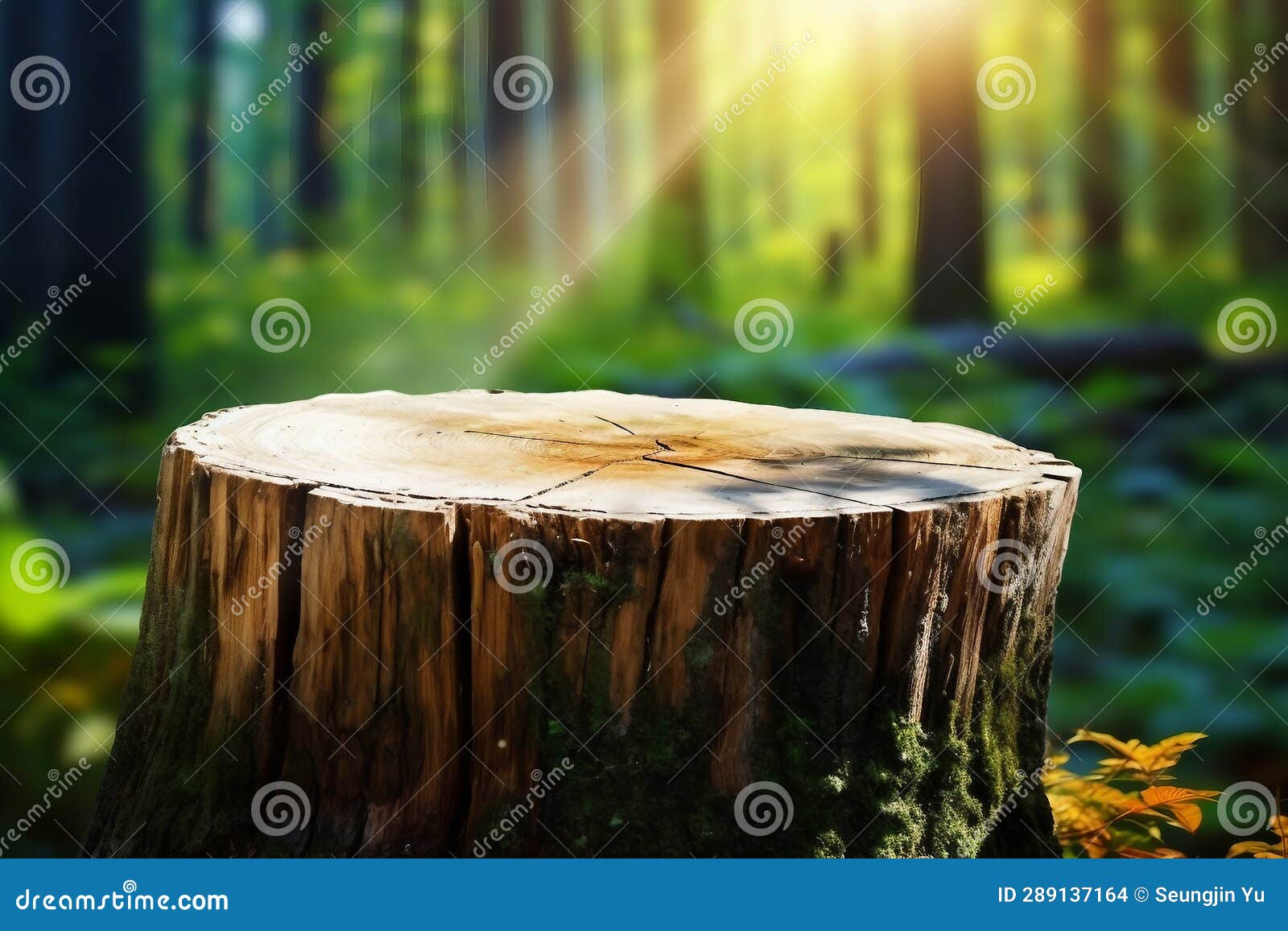 Empty Tree Trunk for Display Montages Stock Photo - Image of wooden ...