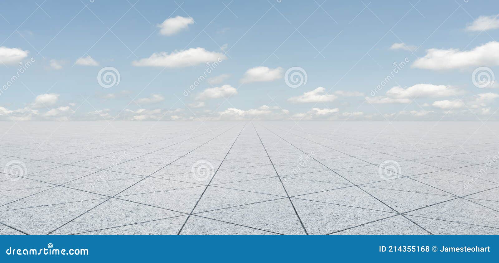 Empty Triangle Shape Stone Tiles Floor Stock Photo - Image of area ...