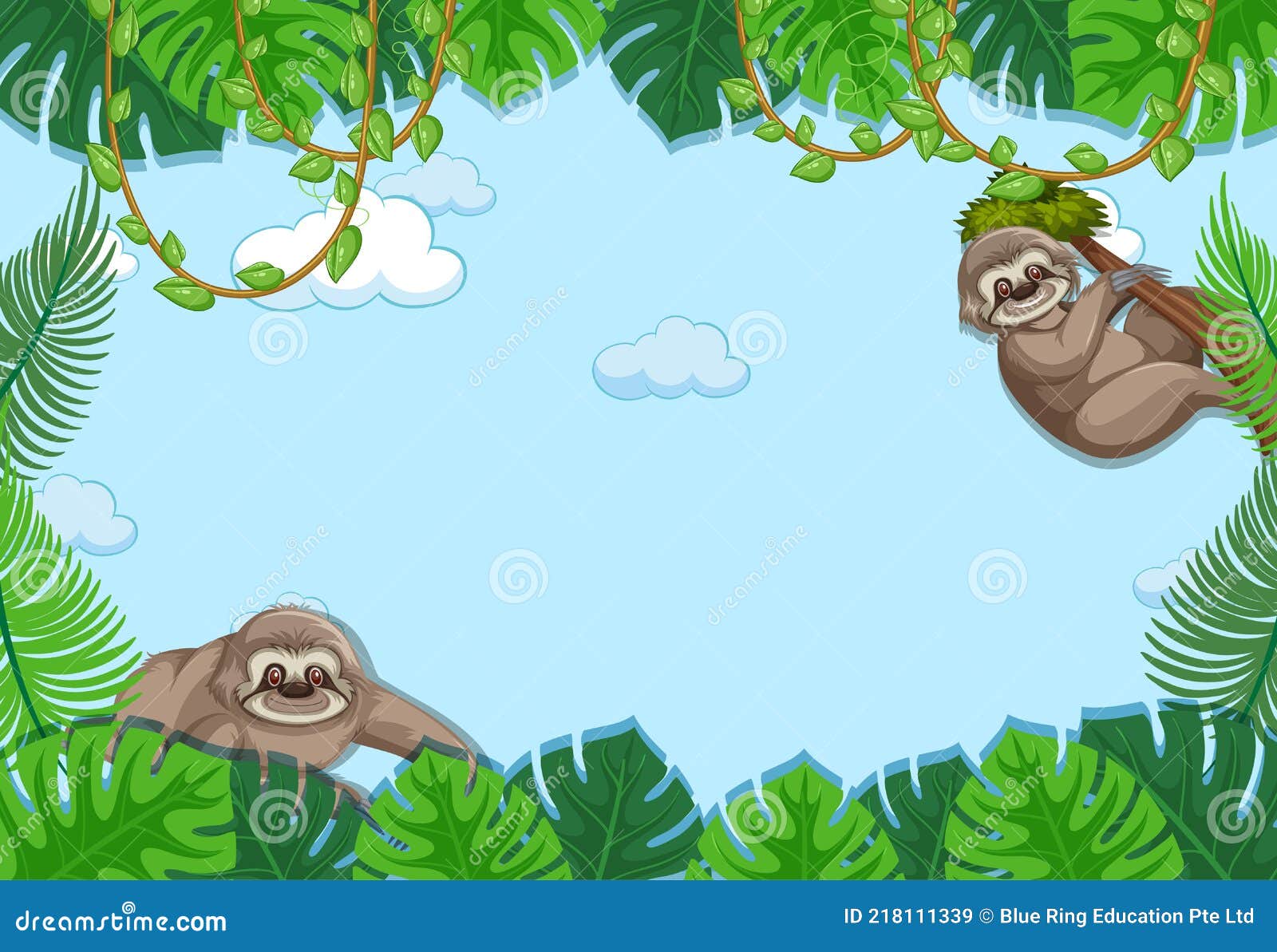 Frame Sloth Stock Illustrations – 338 Frame Sloth Stock Illustrations ...