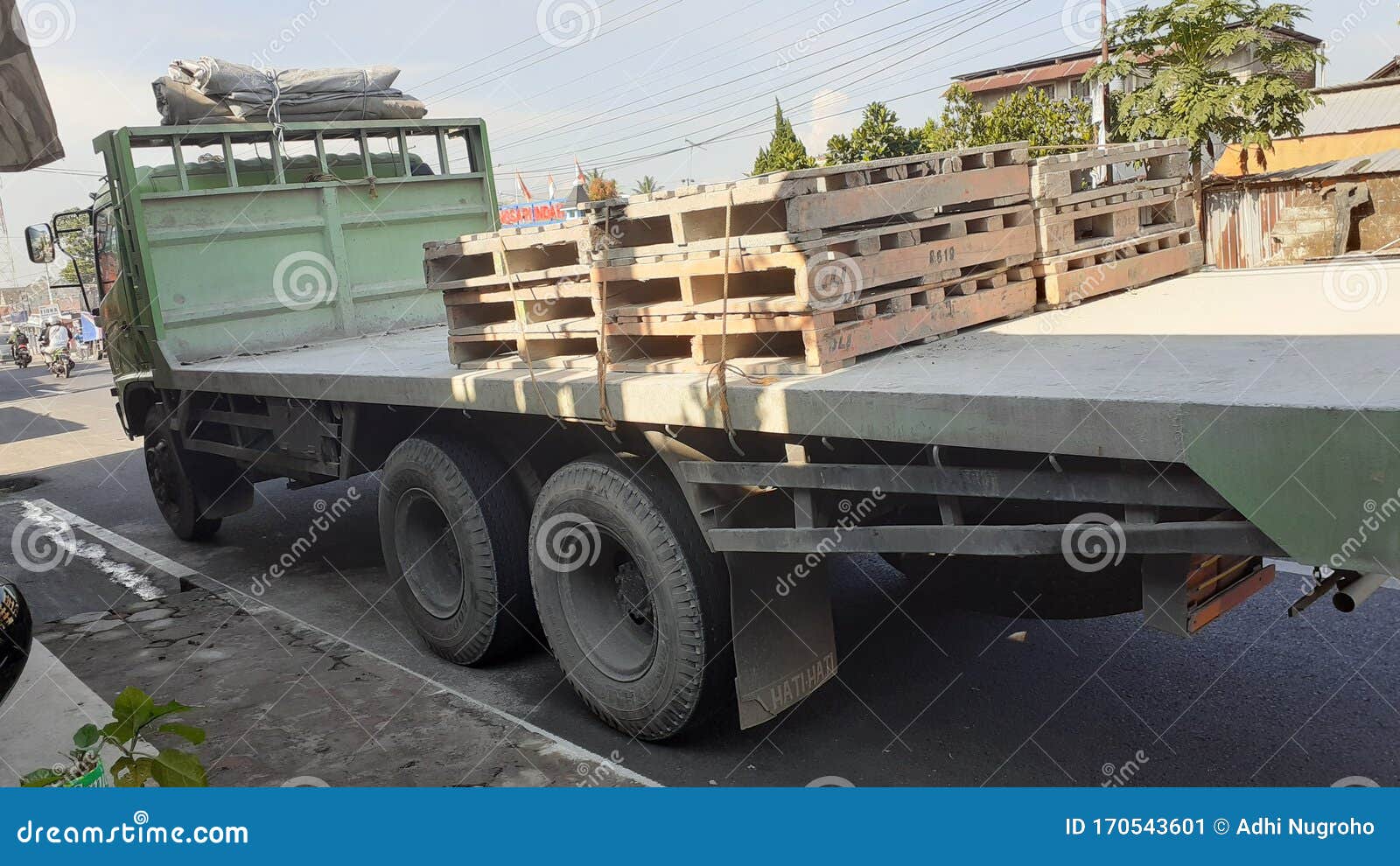 Empty Truck loading stock image. Image of heavy, truck - 170543601