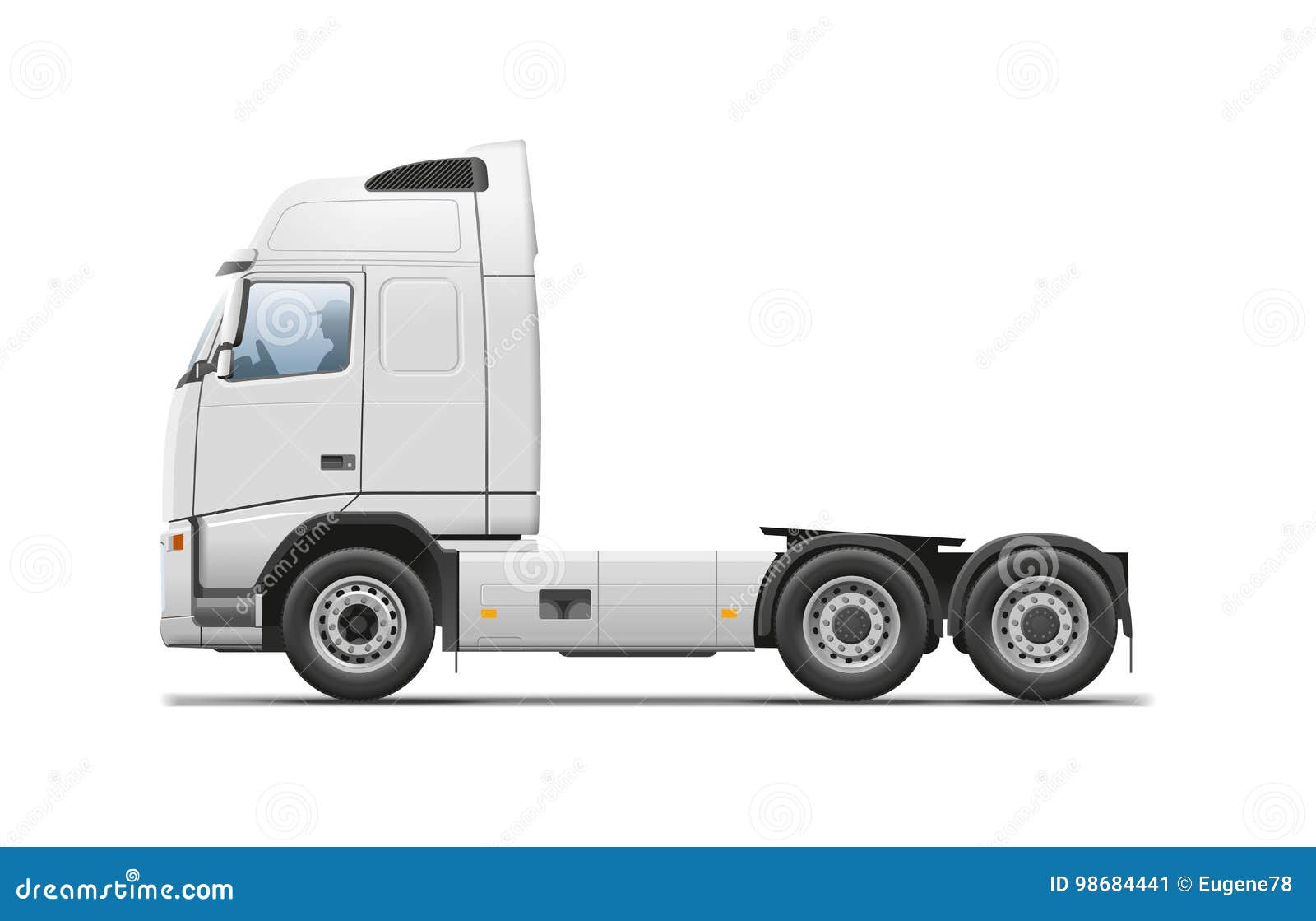Empty Truck stock vector. Illustration of transportation - 98684441