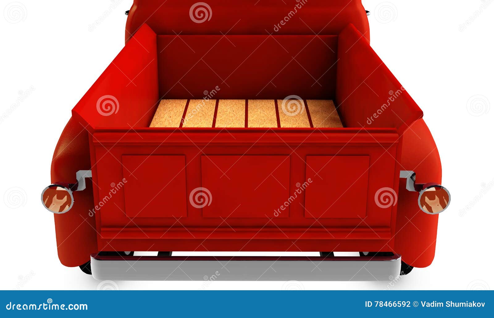 Empty Trunk of a Car 3d Render Stock Illustration - Illustration of ...