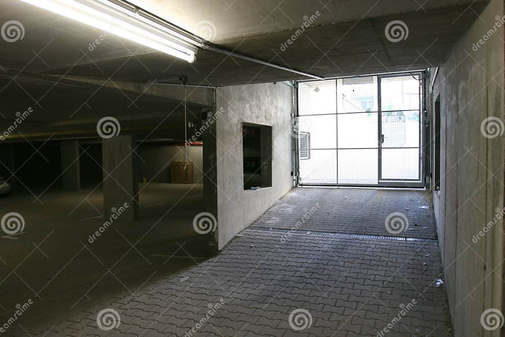 Empty ugly garage stock photo. Image of garage, cement, inside - 45780