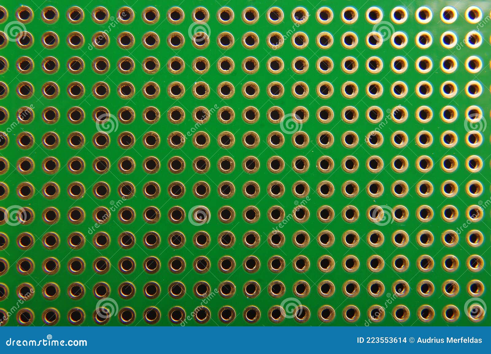 Empty Universal PCB for Prototyping Stock Photo - Image of card ...