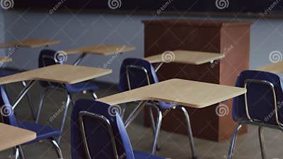 Empty University Classroom Background Image, 3d Rendering Stock ...