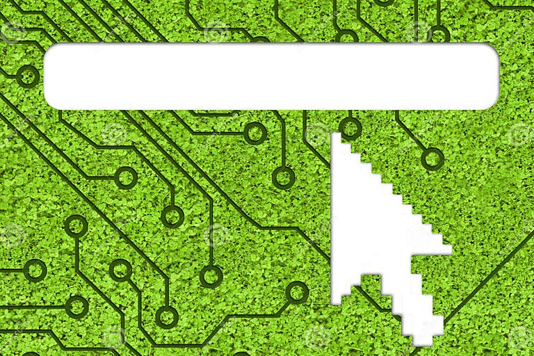 Empty Url with Computer Arrow and Copy Space Stock Photo - Image of ...