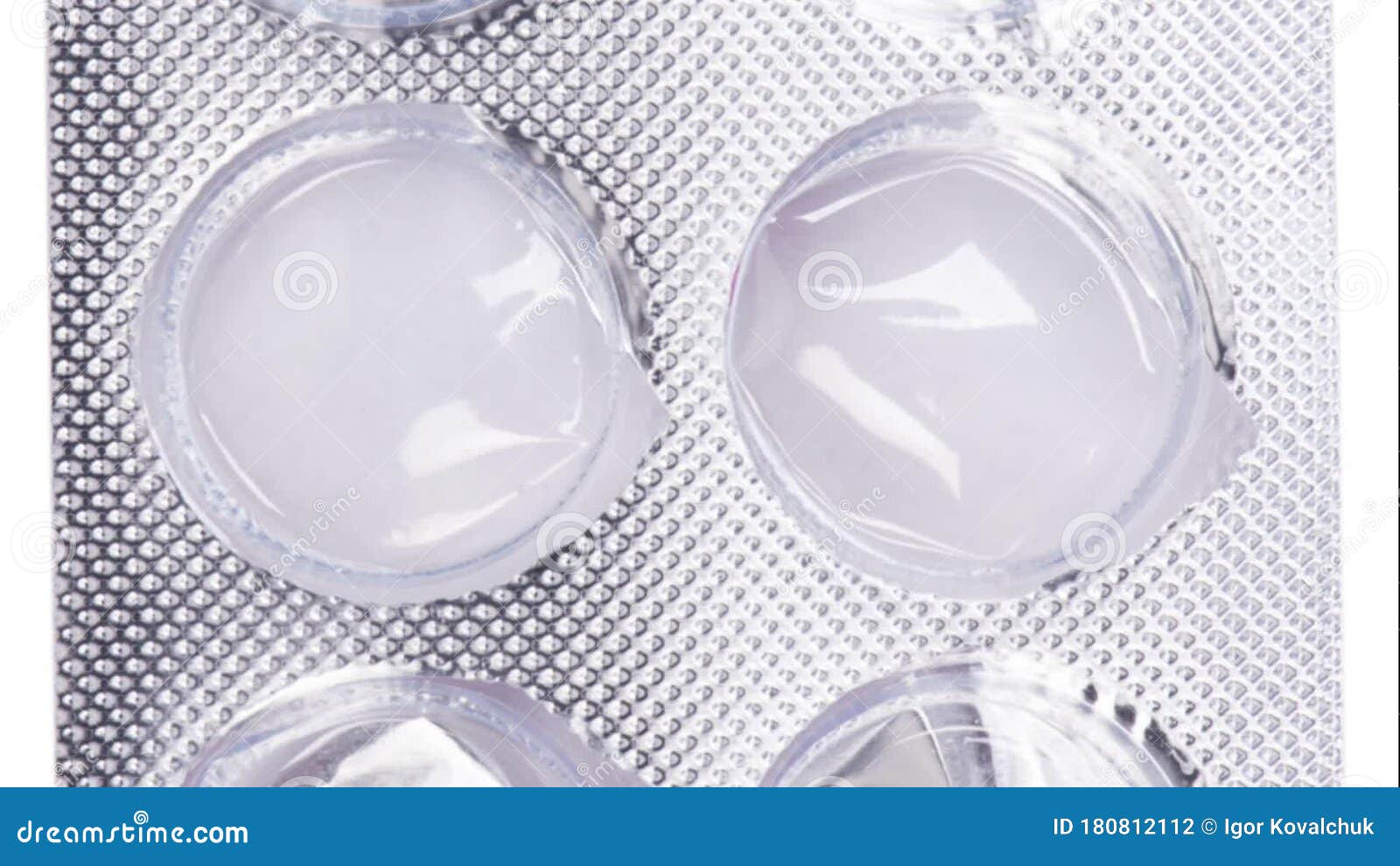 Empty Used Blister of Tablets Stock Footage - Video of care, closeup ...