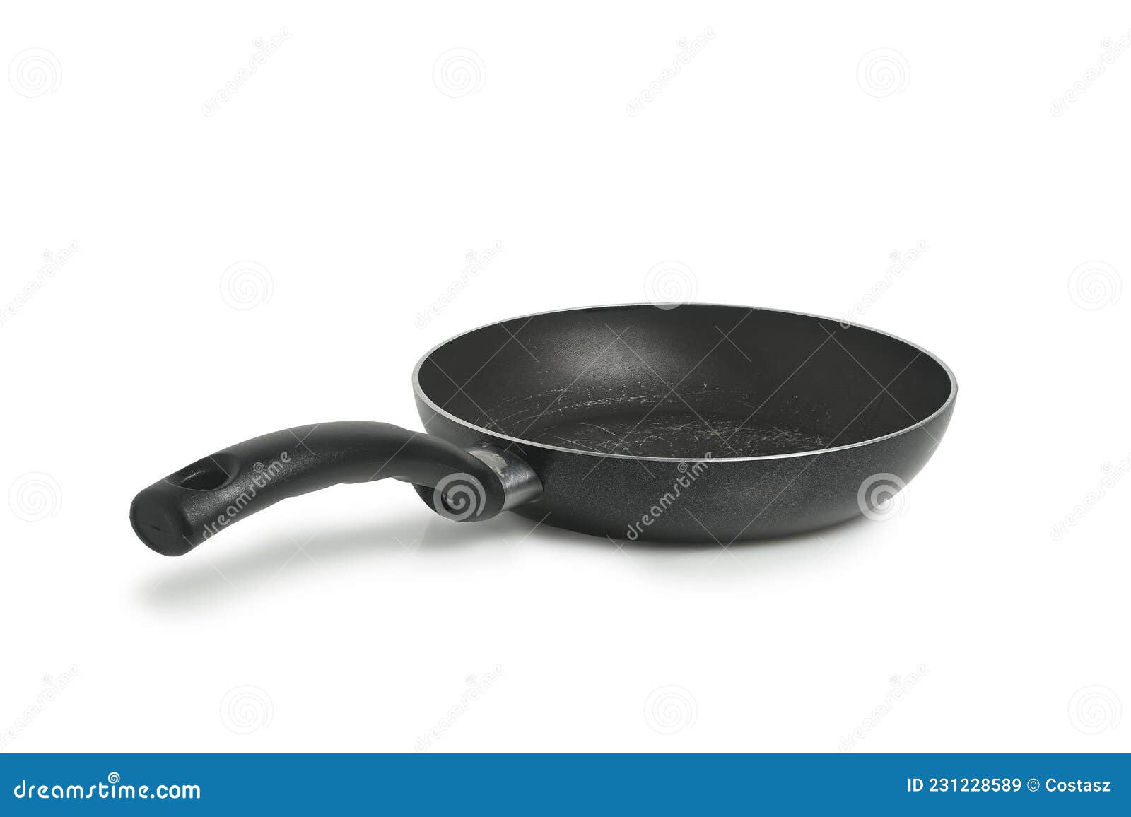 Empty used pan isolated stock image. Image of isolated - 231228589