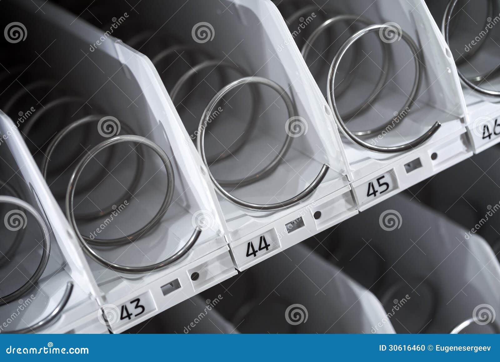 Empty vending machine stock photo. Image of numbers, office - 30616460